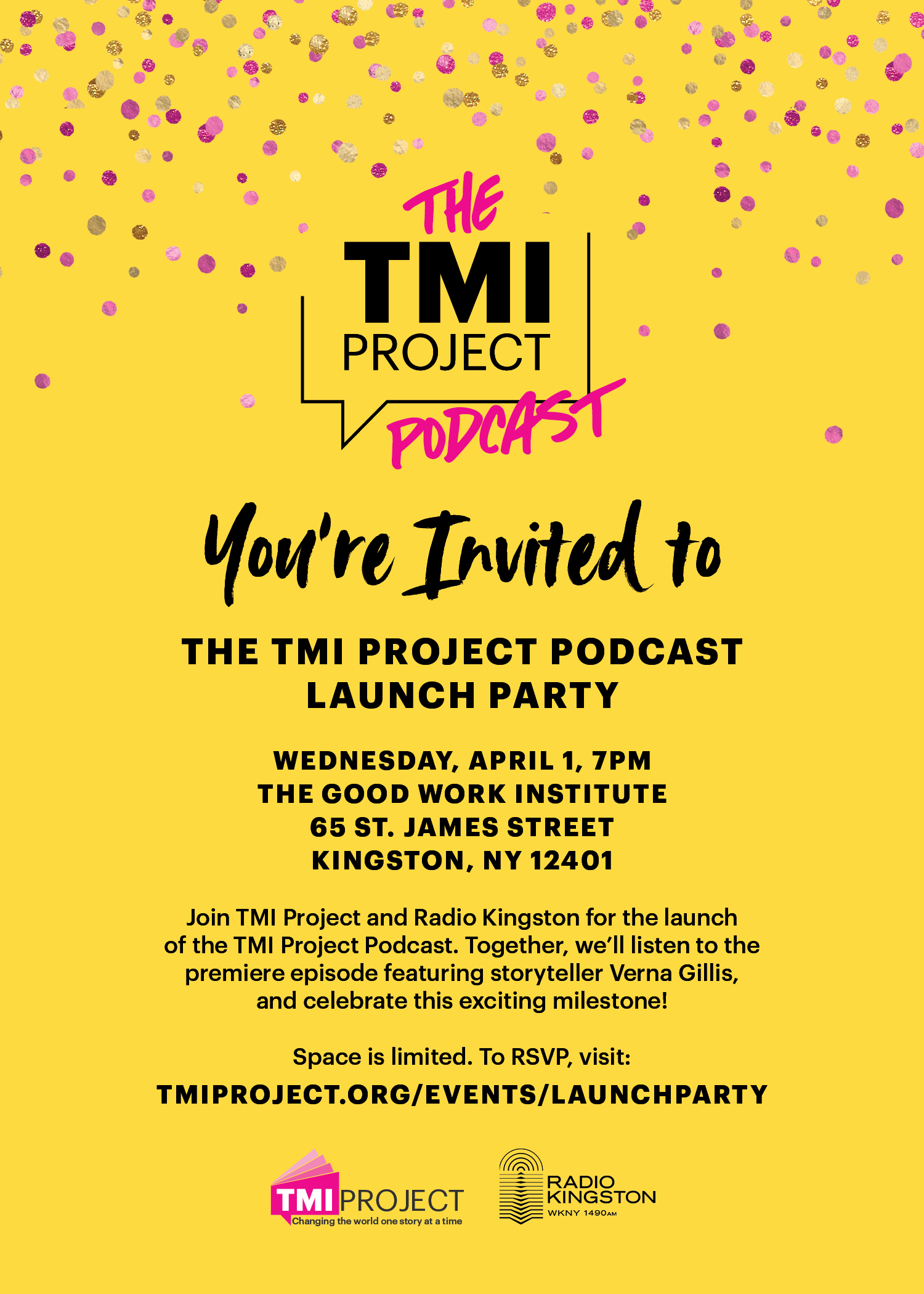 The TMI Project Podcast Launch Party